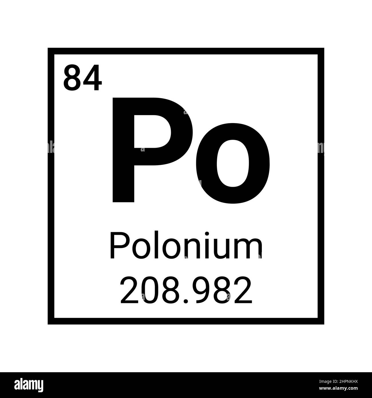 Polonium Element Color