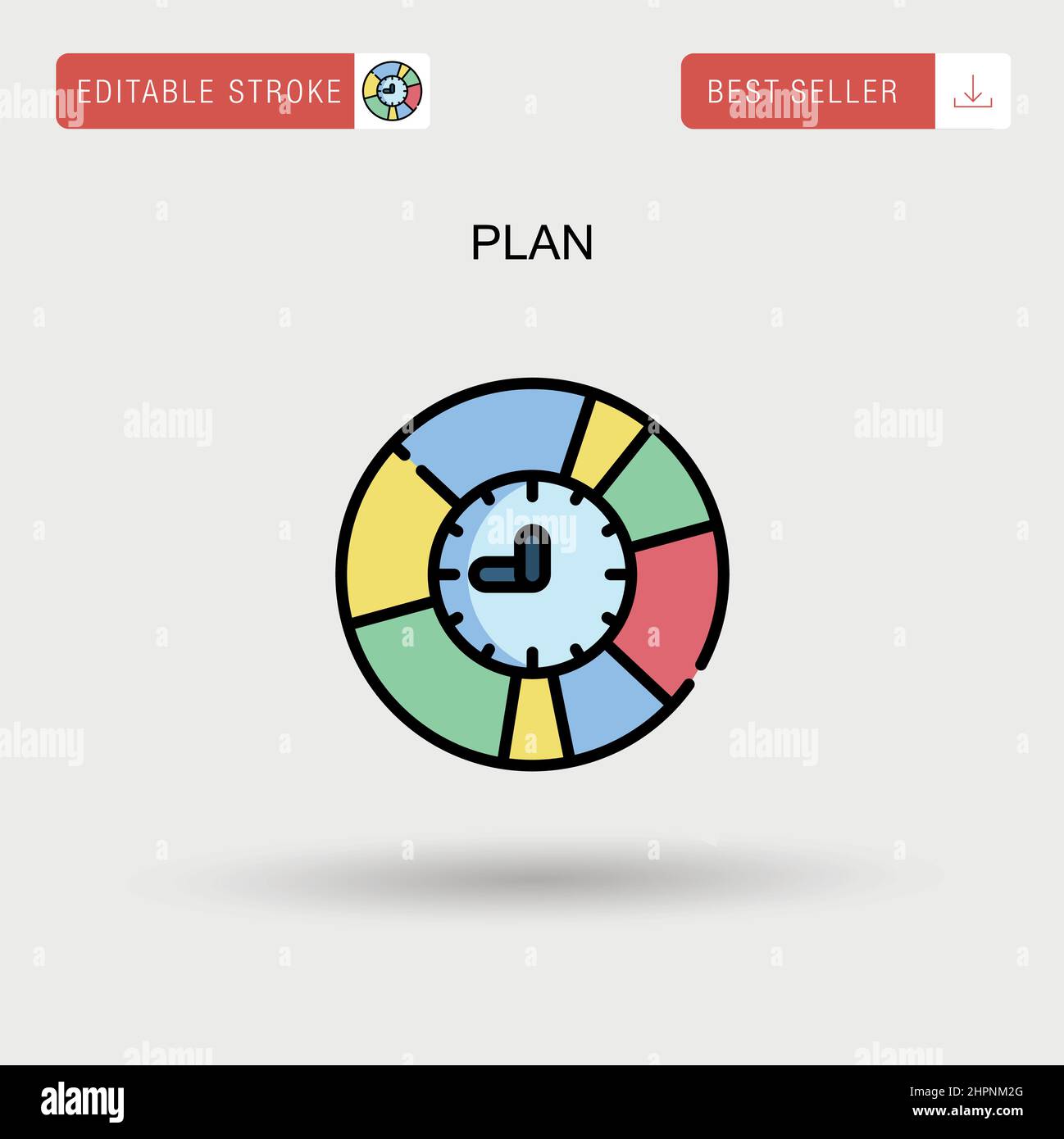 Document plan icon simple hi-res stock photography and images - Alamy