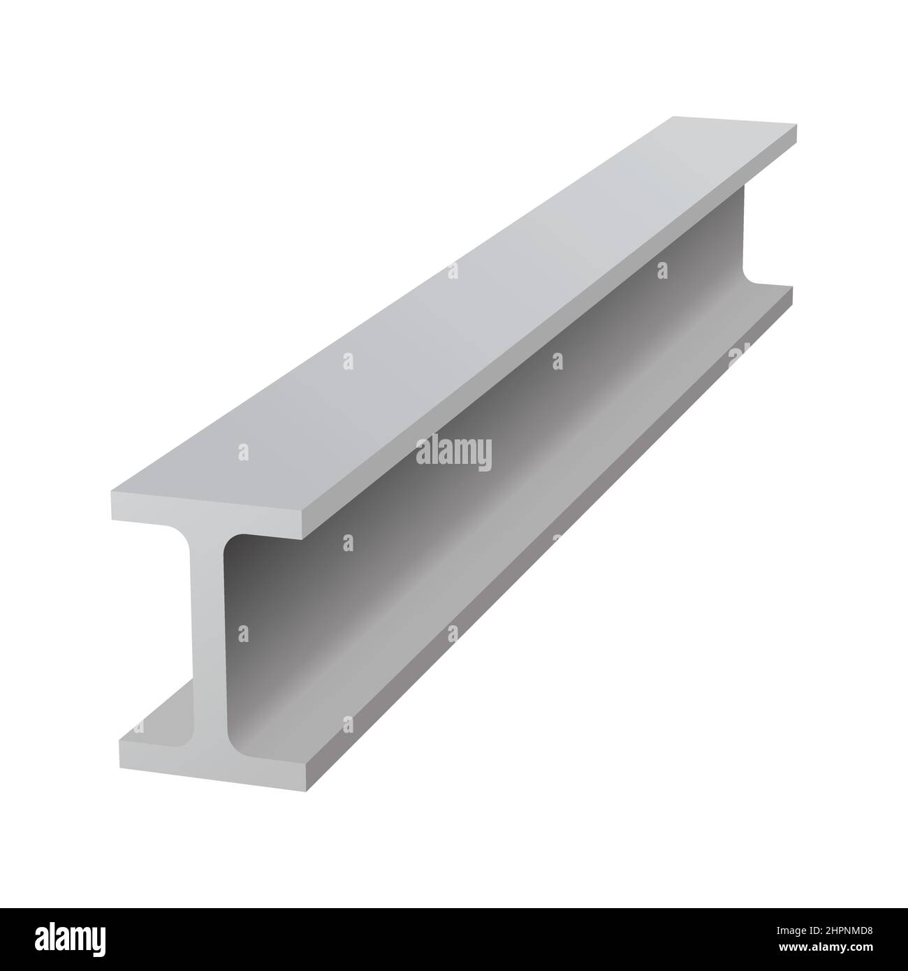 Metal steel rolled rail block construction girder material. Metal steel ...