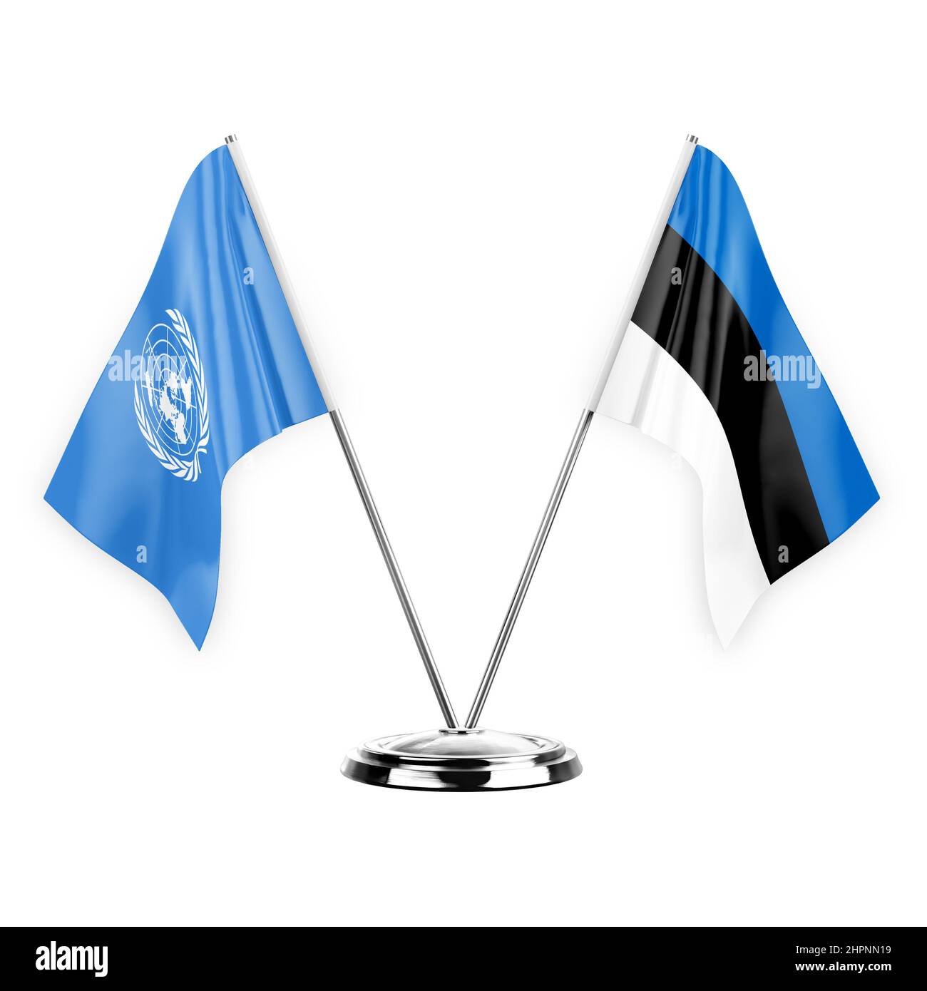 United nations flag on united nations summit Cut Out Stock Images ...