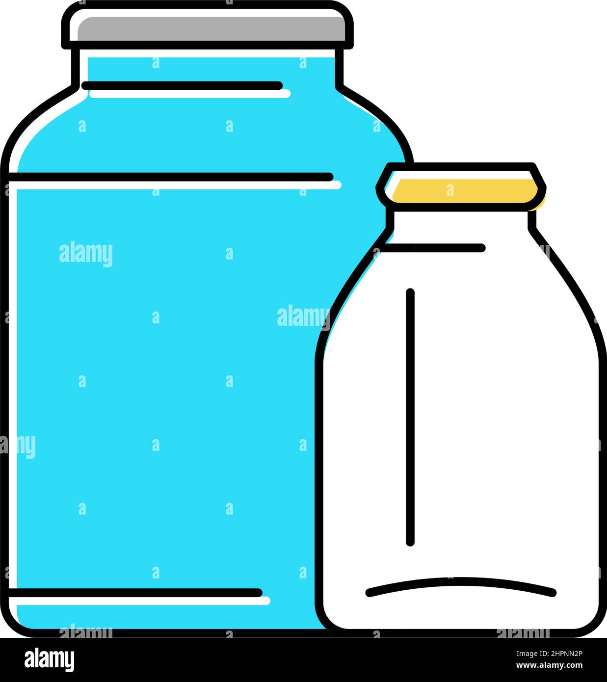 jar glass production color icon vector illustration Stock Vector Image ...