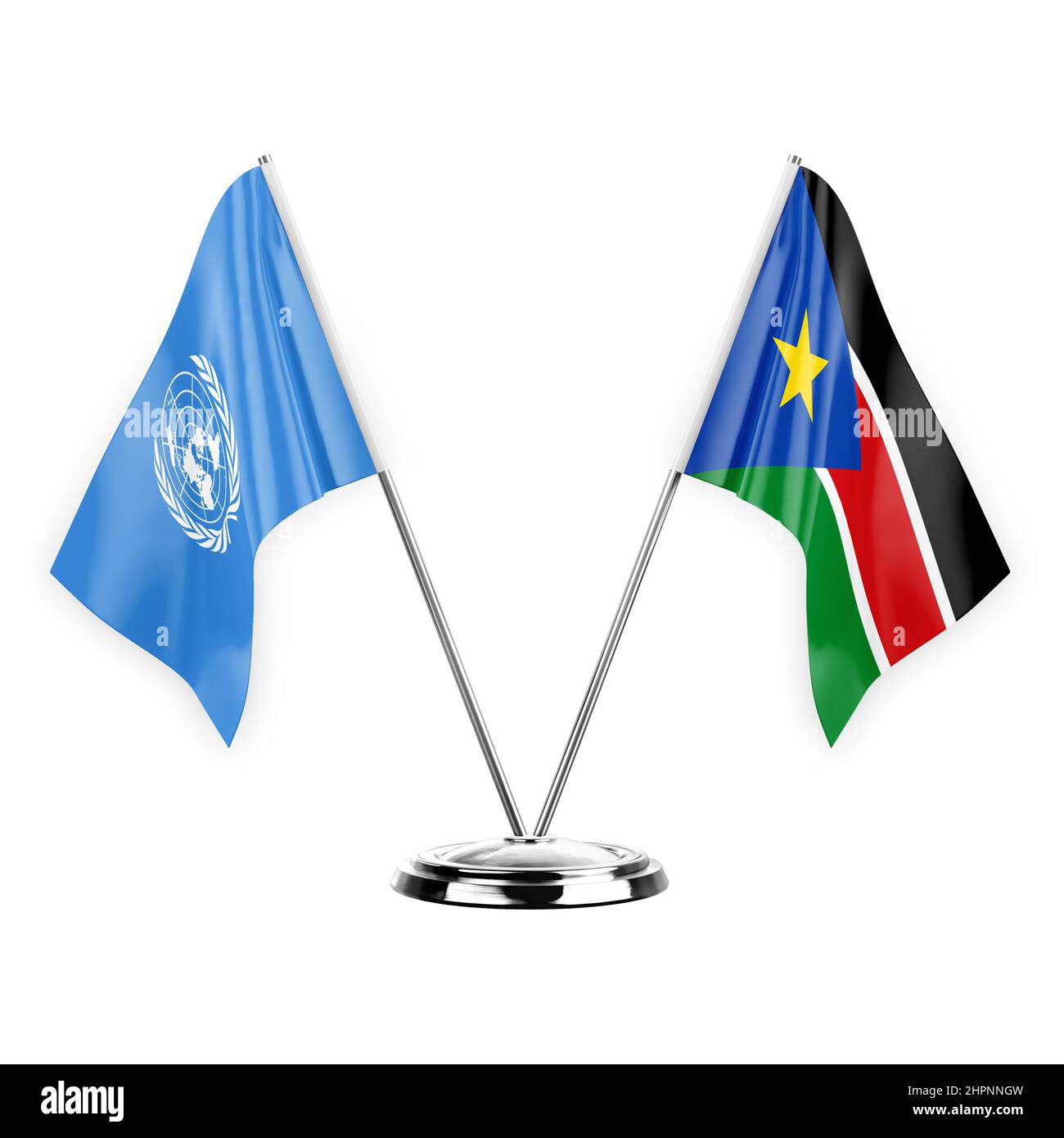 Flags of the united nations south sudan Cut Out Stock Images & Pictures - Alamy