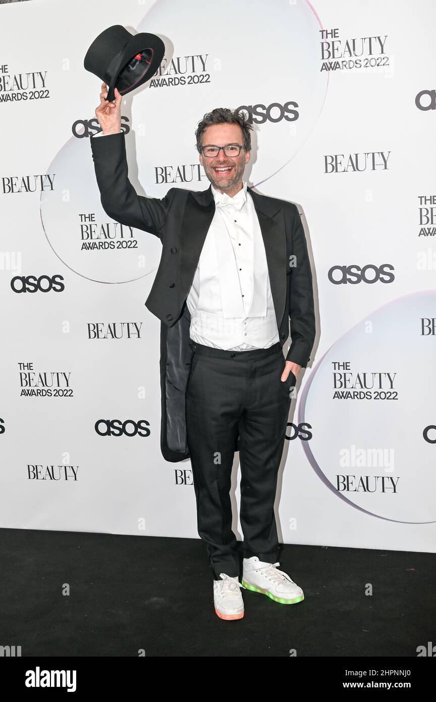 London, UK. 22 February 2022, Tom Pellereau arrivers at The Beauty ...