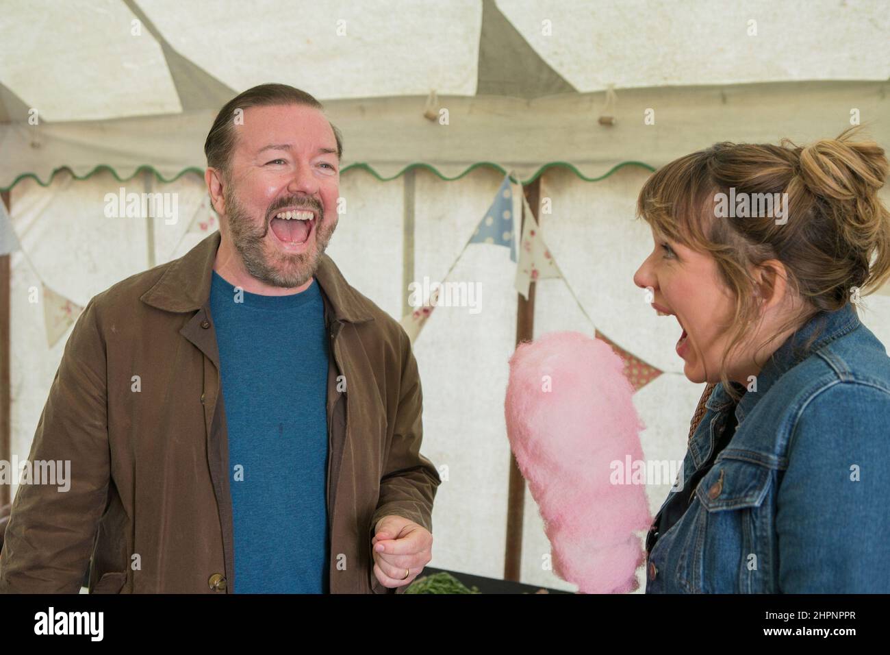 AFTER LIFE, Ricky Gervais (left), (Season 3, ep. 306, aired Jan. 14 ...