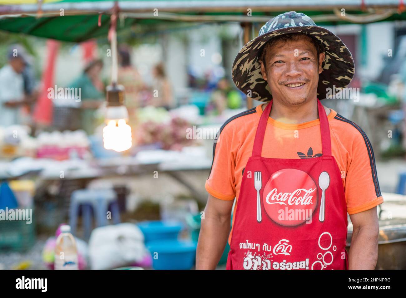 Local Sunday market in Khao Tao village just south of Hua Hin in ...