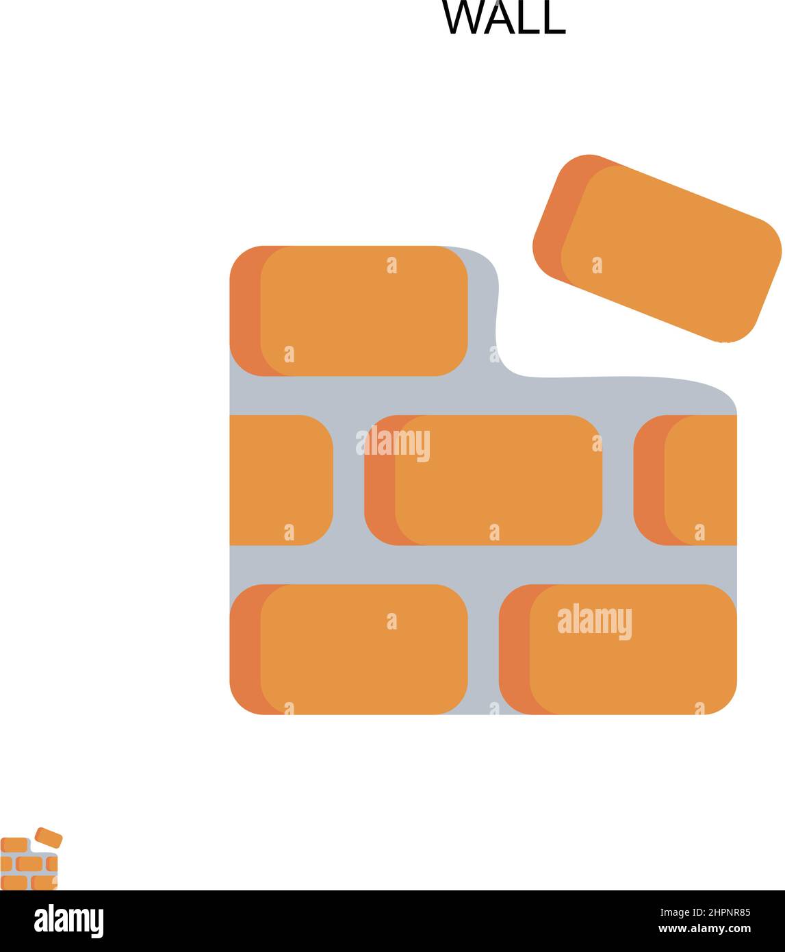 Old empty stone built house Stock Vector Images - Alamy