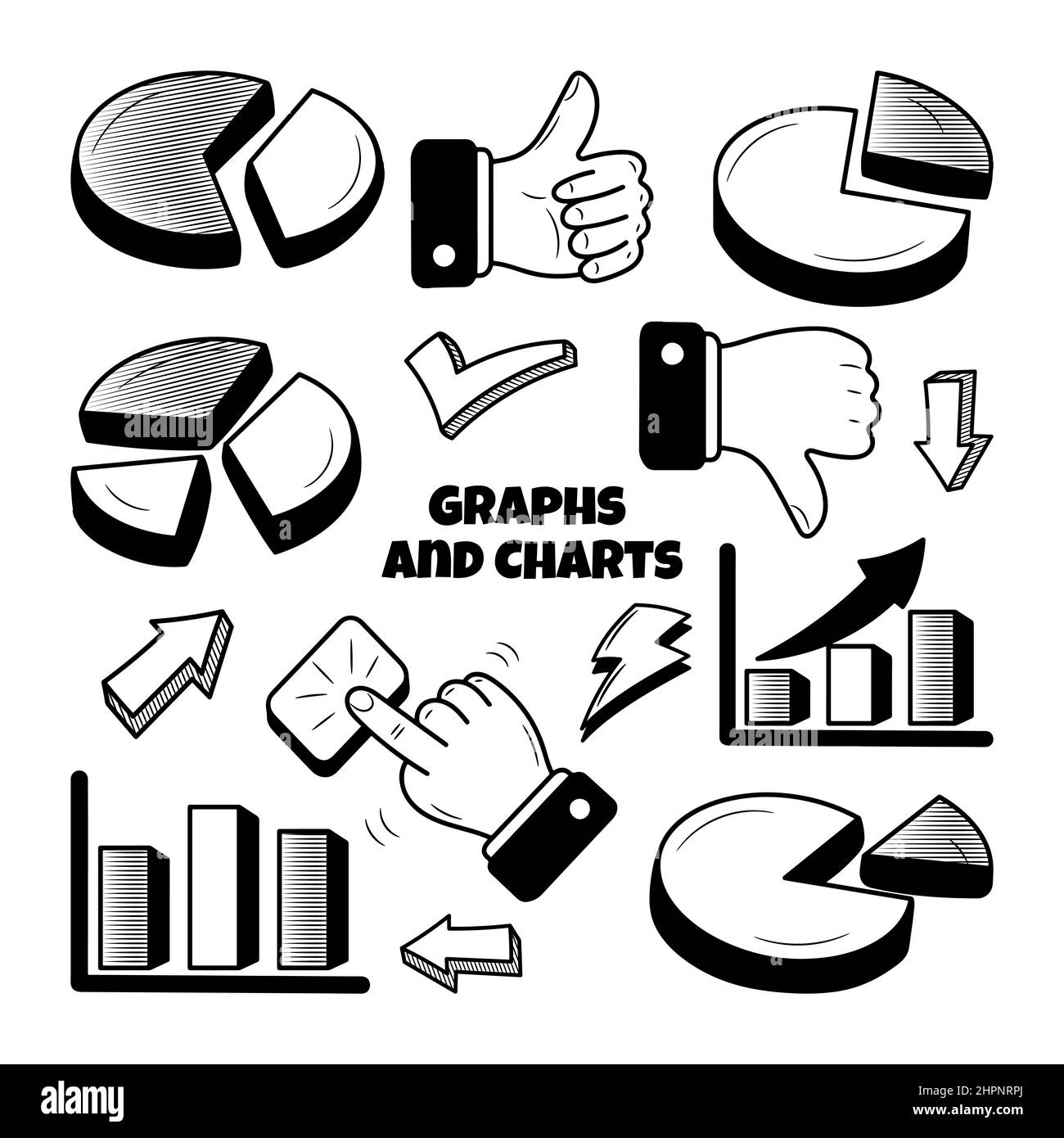 Bar charts Black and White Stock Photos & Images - Alamy