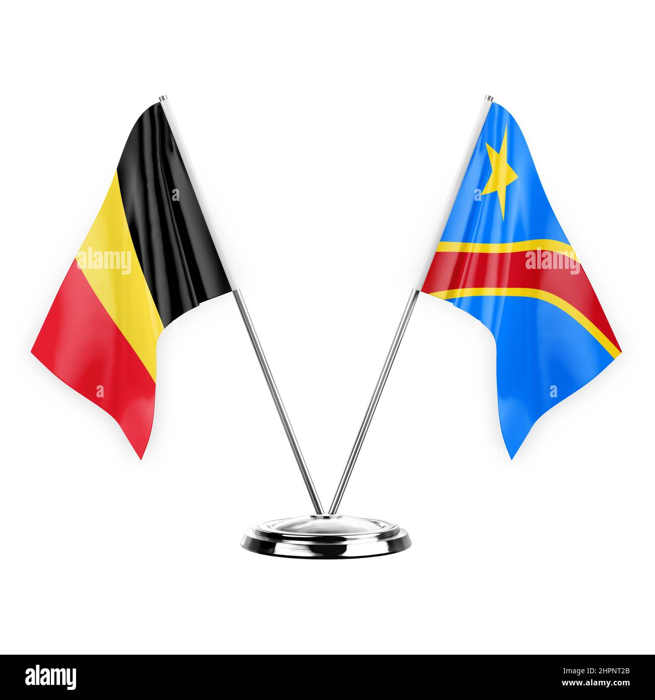 Belgium dr congo flag hi-res stock photography and images - Alamy
