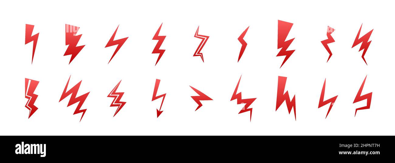 Lightning vector icon pictogram symbol. Lightning flash power isolated ...
