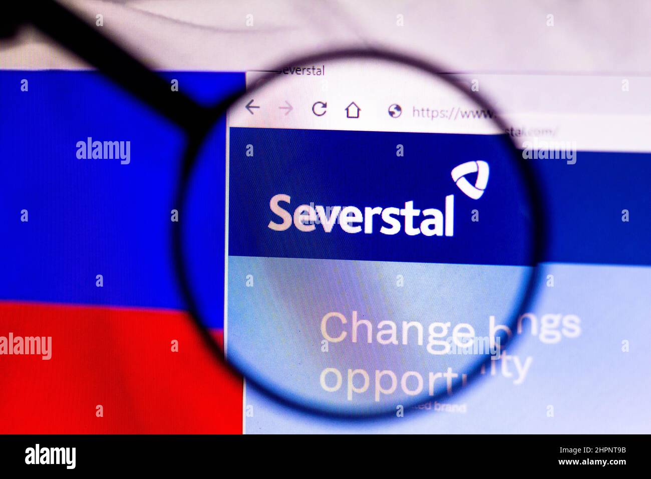 Severstal logo hi-res stock photography and images - Alamy