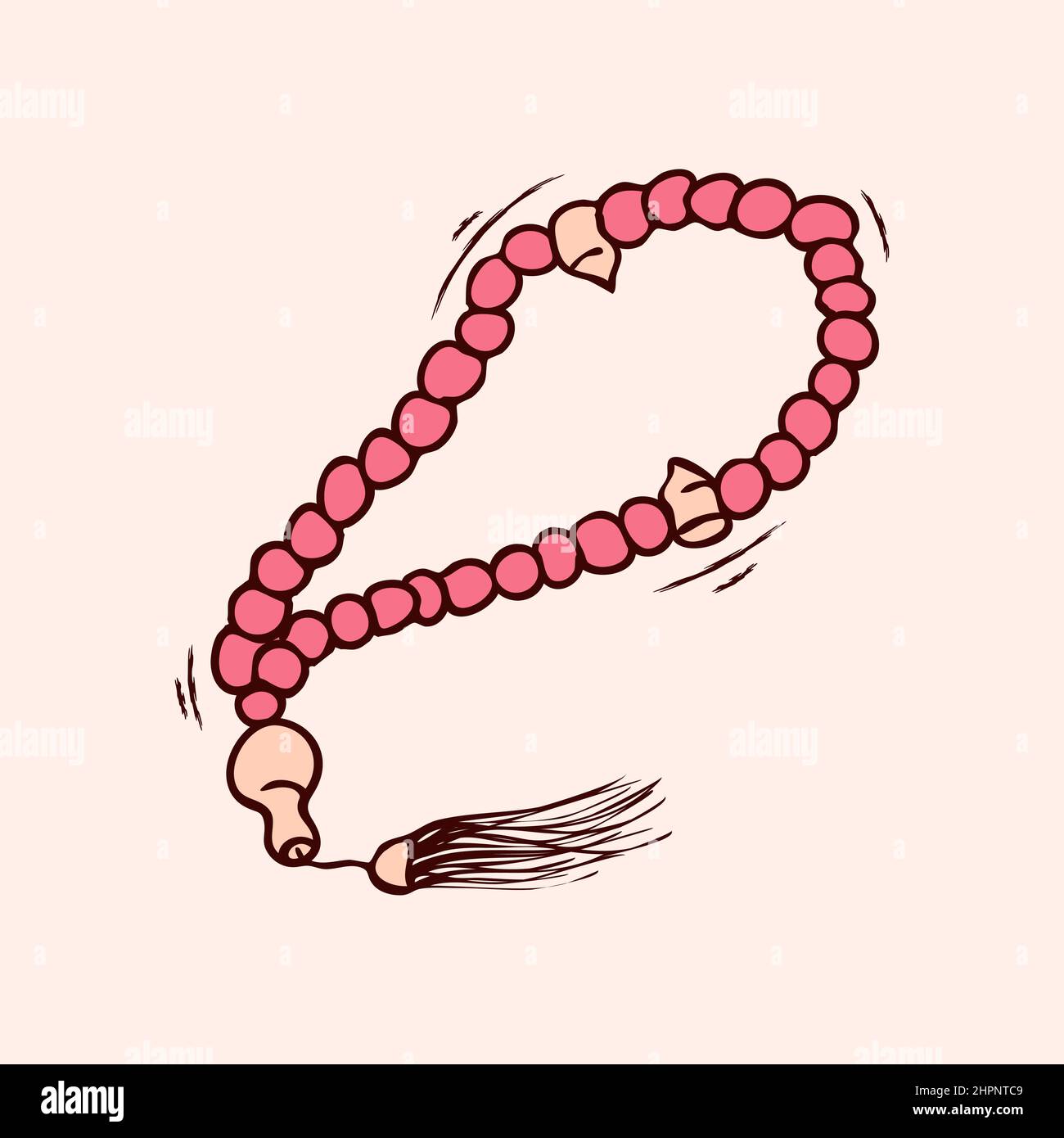 Muslim prayer beads Stock Vector Images - Alamy
