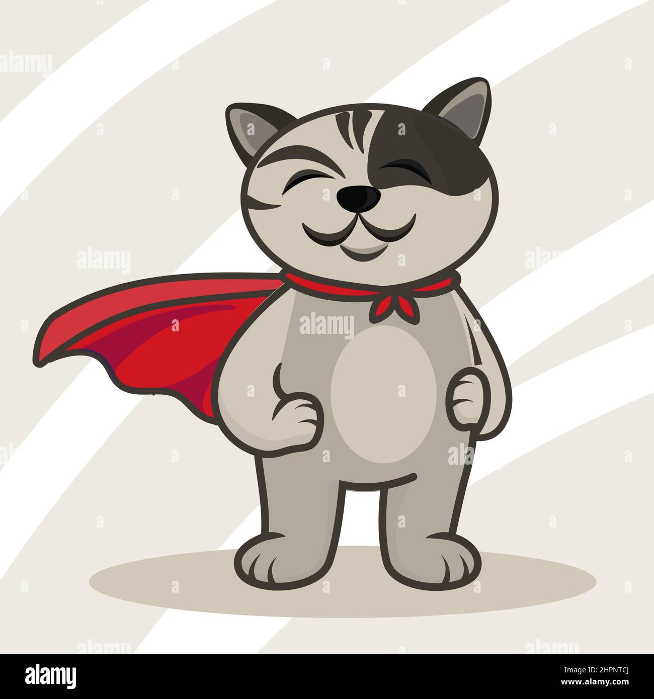 Cat superhero drawing hi-res stock photography and images - Alamy
