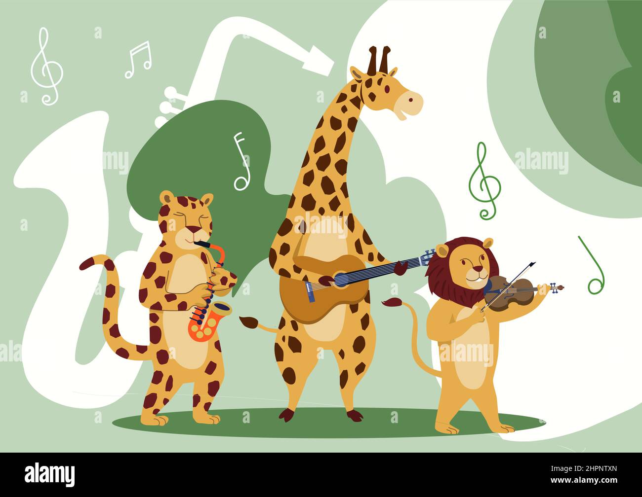 Animal music band Stock Vector Image & Art - Alamy