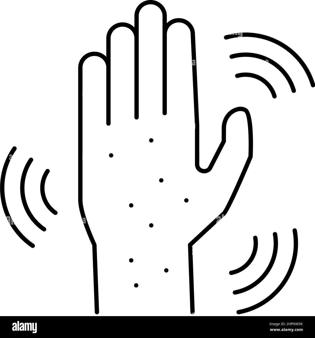 rash hand color icon vector illustration Stock Vector Image & Art - Alamy