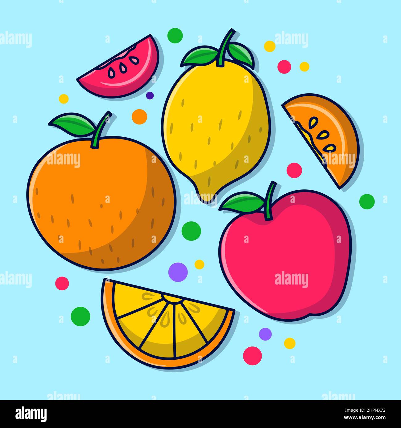 Apple leaf hand drawn Stock Vector Images - Alamy