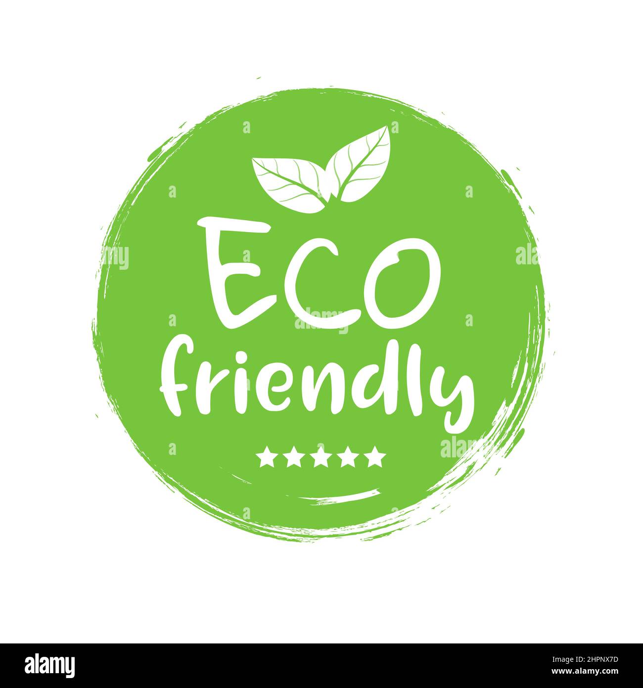 Eco friendly logo icon nature stamp. Eco product label clean sticker ...