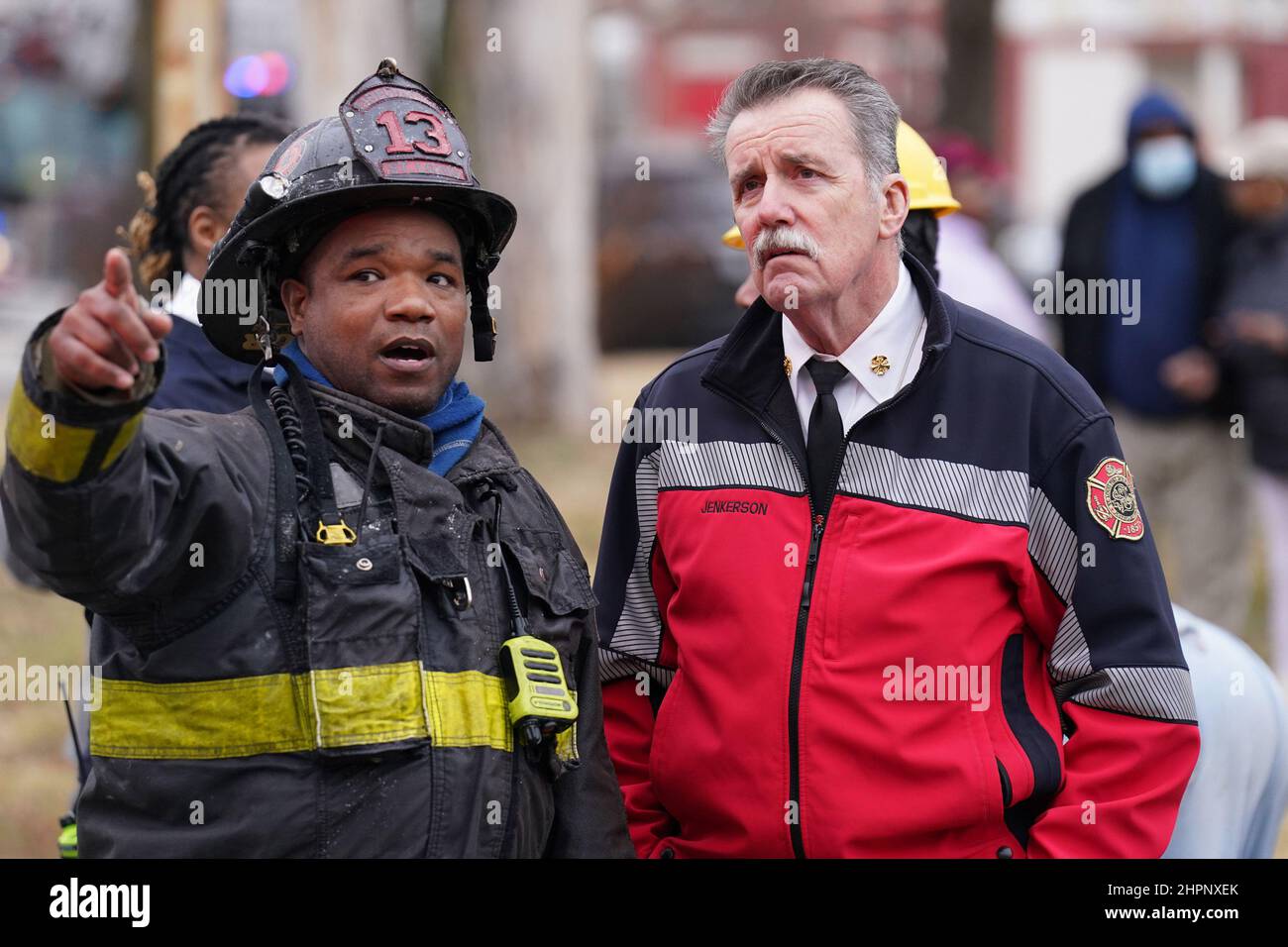 St. Louis, United States. 22nd Feb, 2022. St. Louis firefighter Galen ...