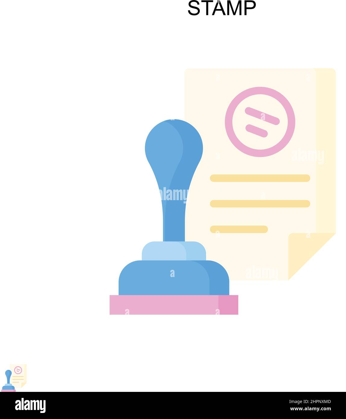 Empty rubber stamp Stock Vector Images - Alamy