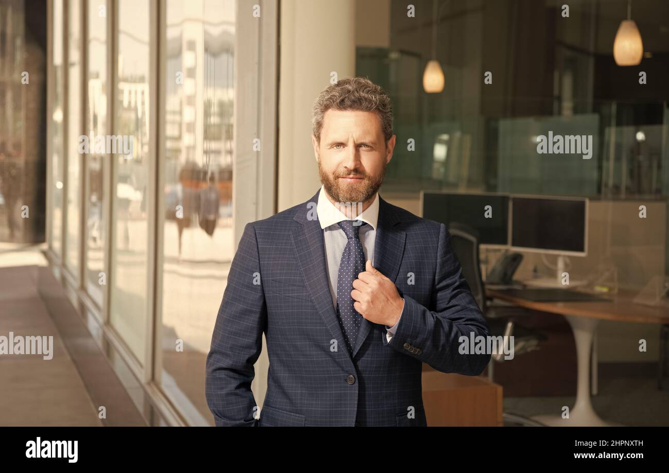 Successful caucasian businessman in formal hi-res stock photography and ...