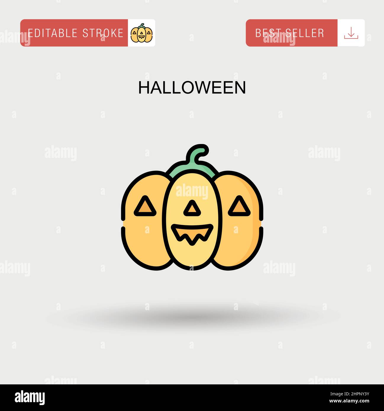 Halloween holiday concept skull Stock Vector Images - Alamy