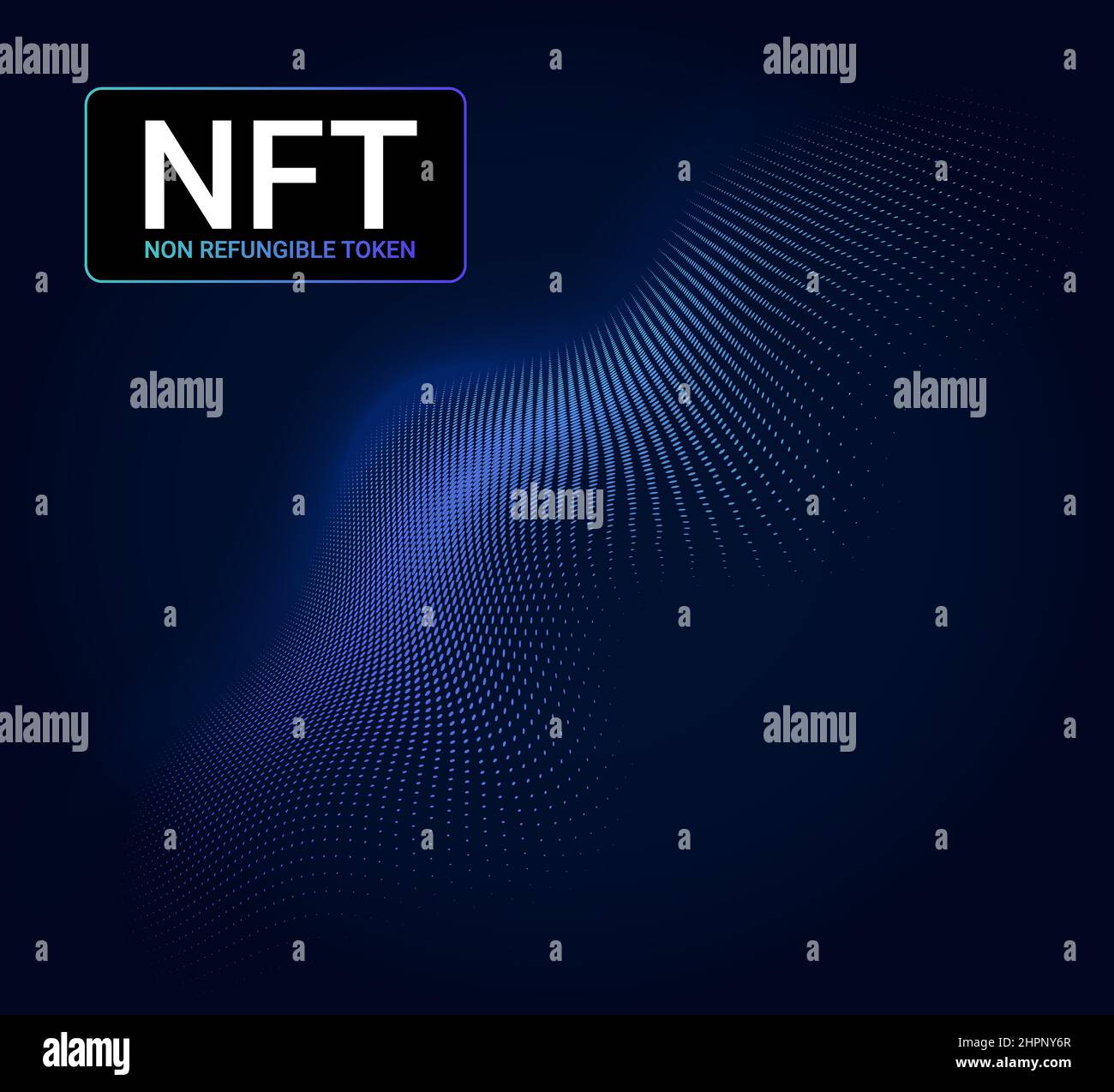 NFT token non fungible digital vector coin. NFT crypto altcoin vector ...