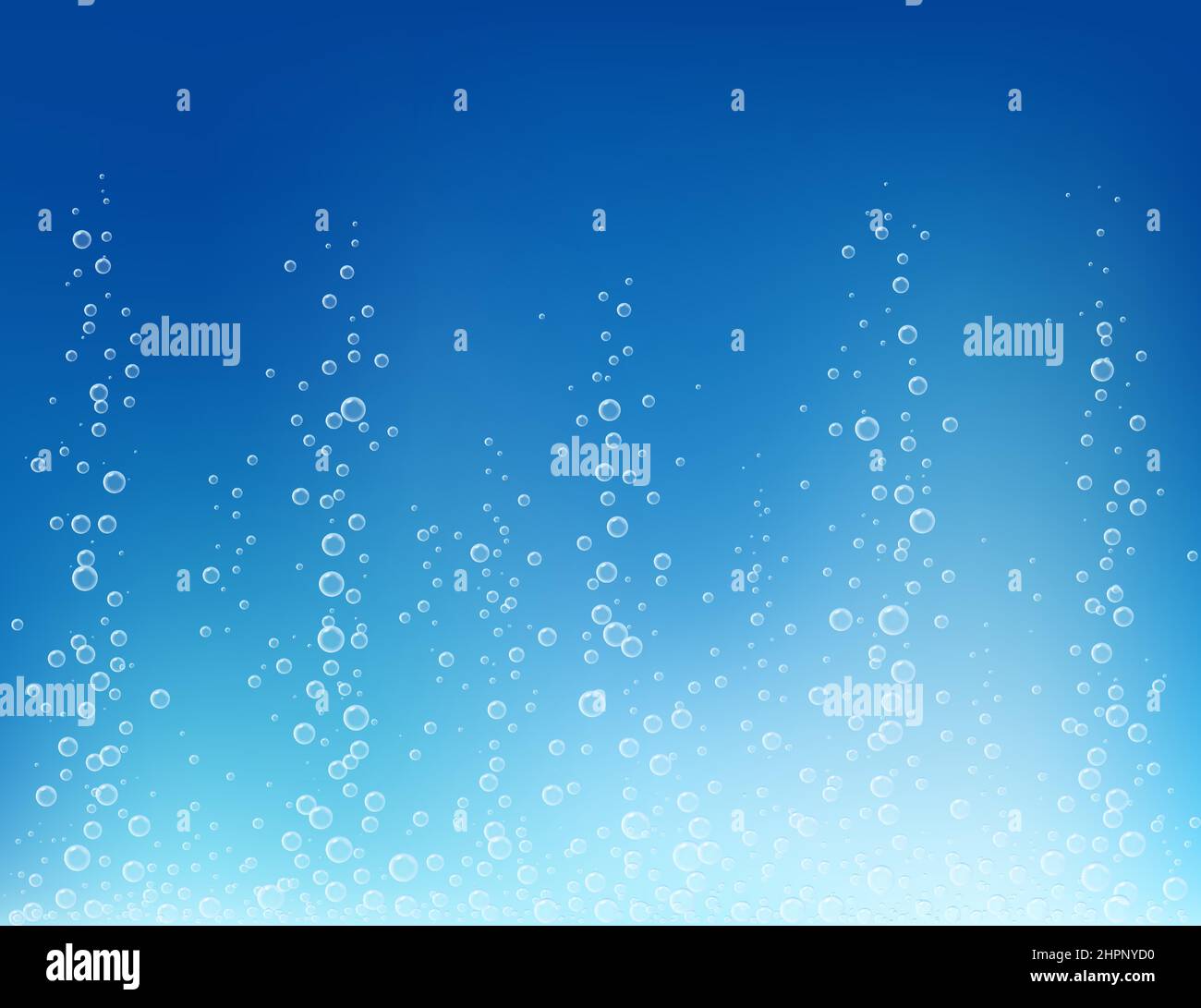 Bubble fizz water vector champagne soda sparkle underwater bubbles ...