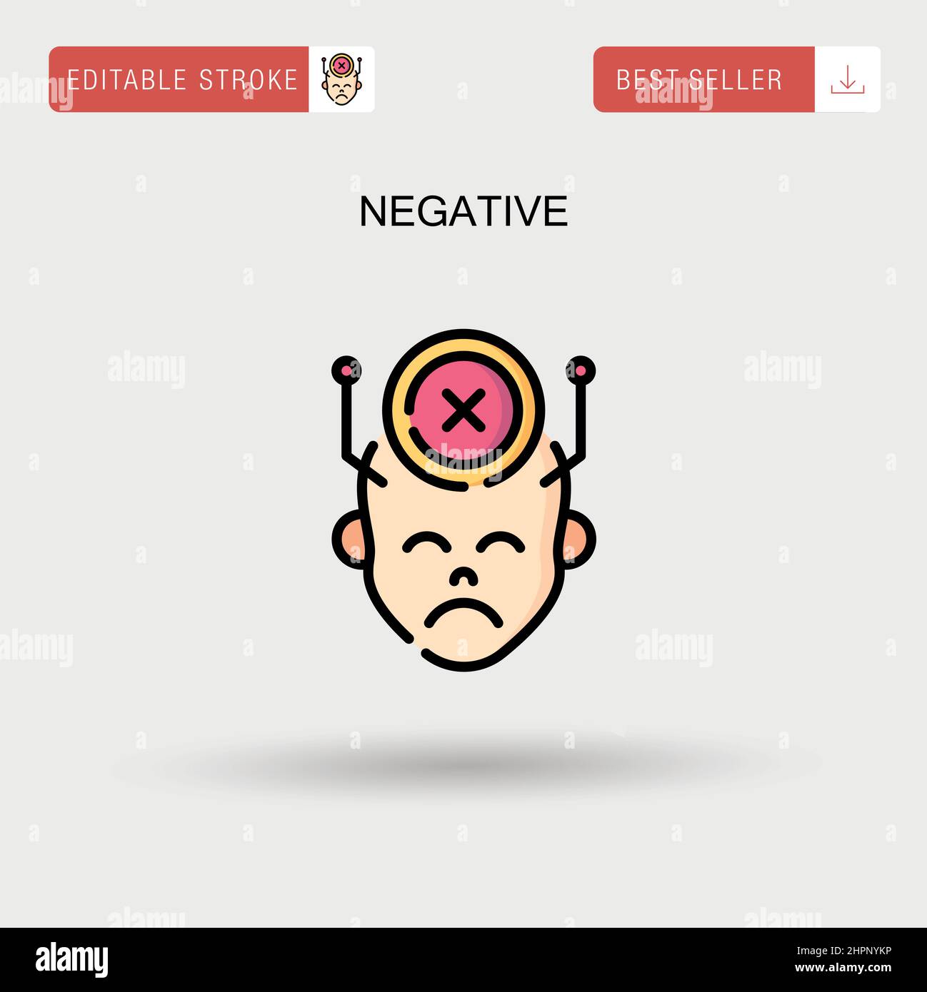 Positive mind illustration Stock Vector Images - Alamy