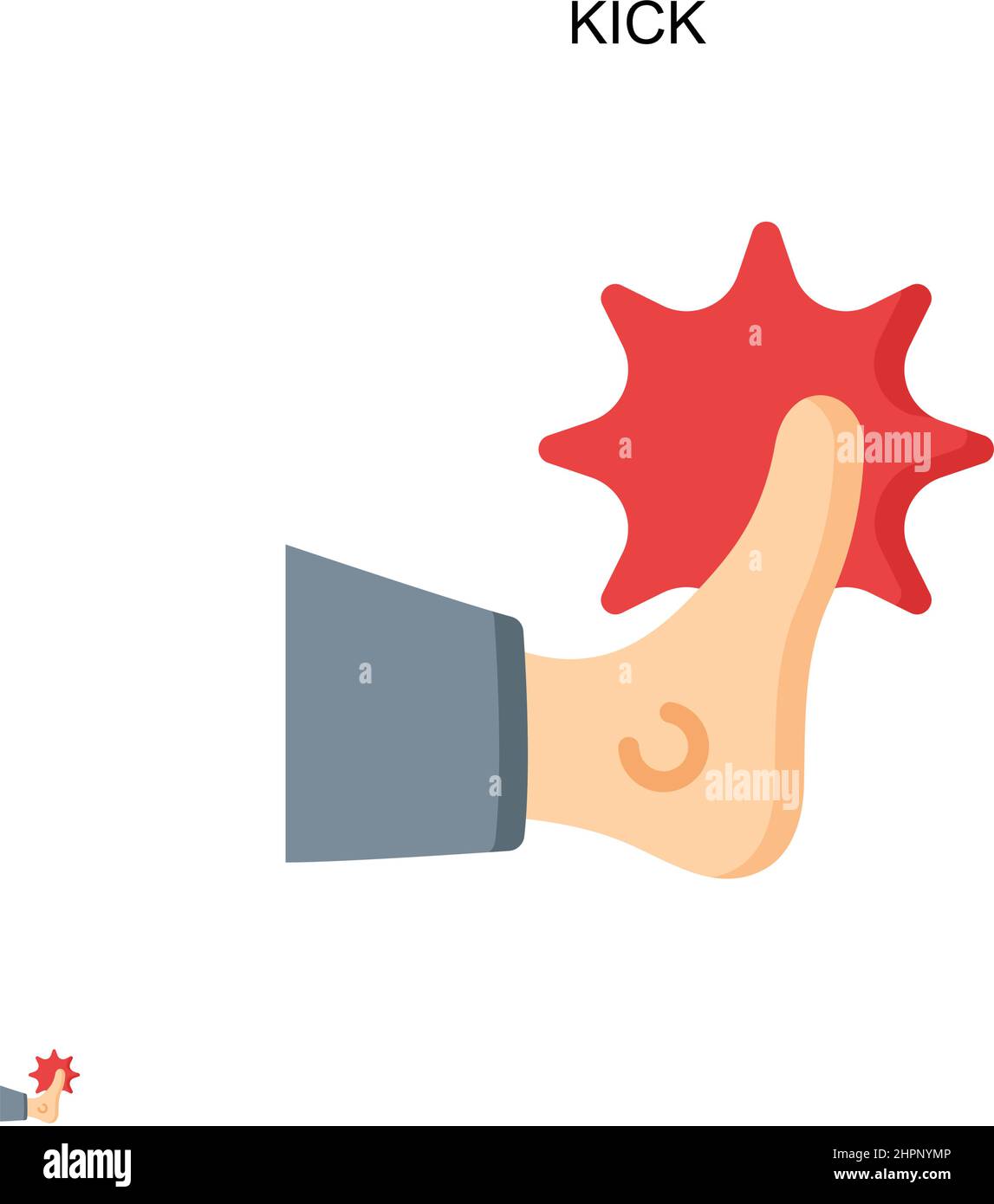 Cartoon female soccer player kicking hi-res stock photography and ...