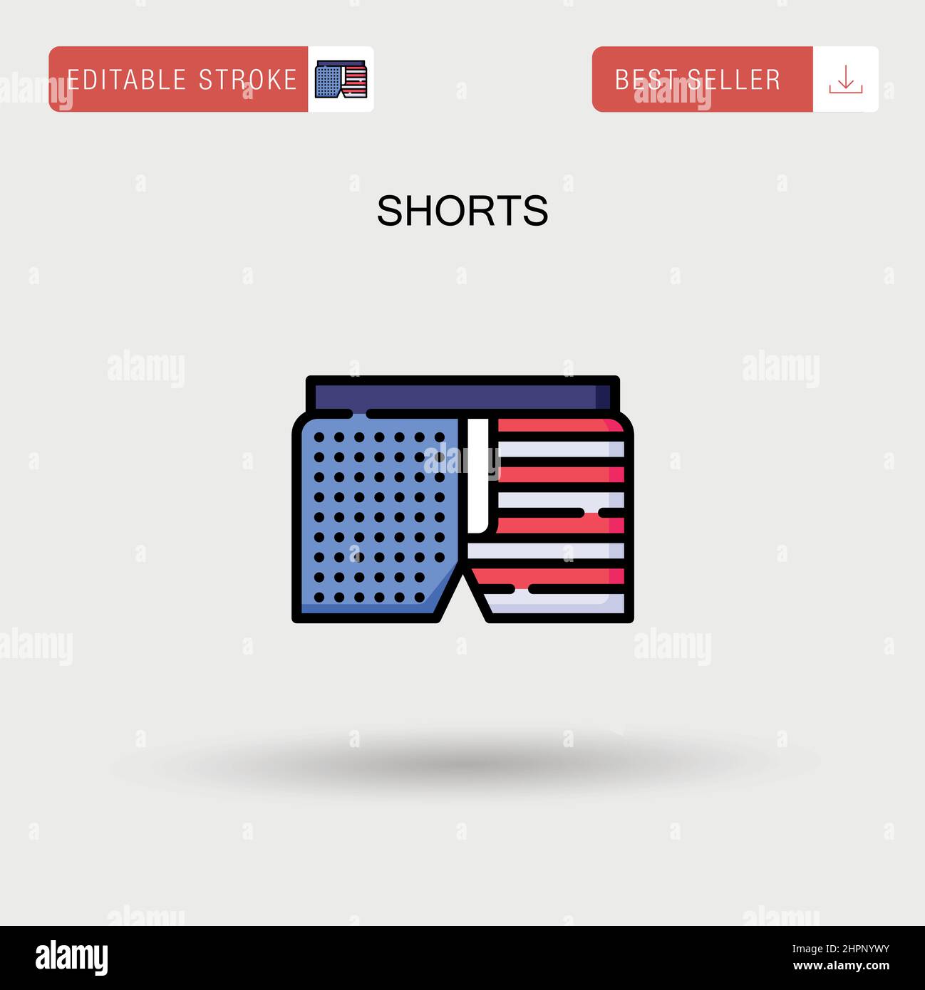 Male shorts Stock Vector Images - Alamy