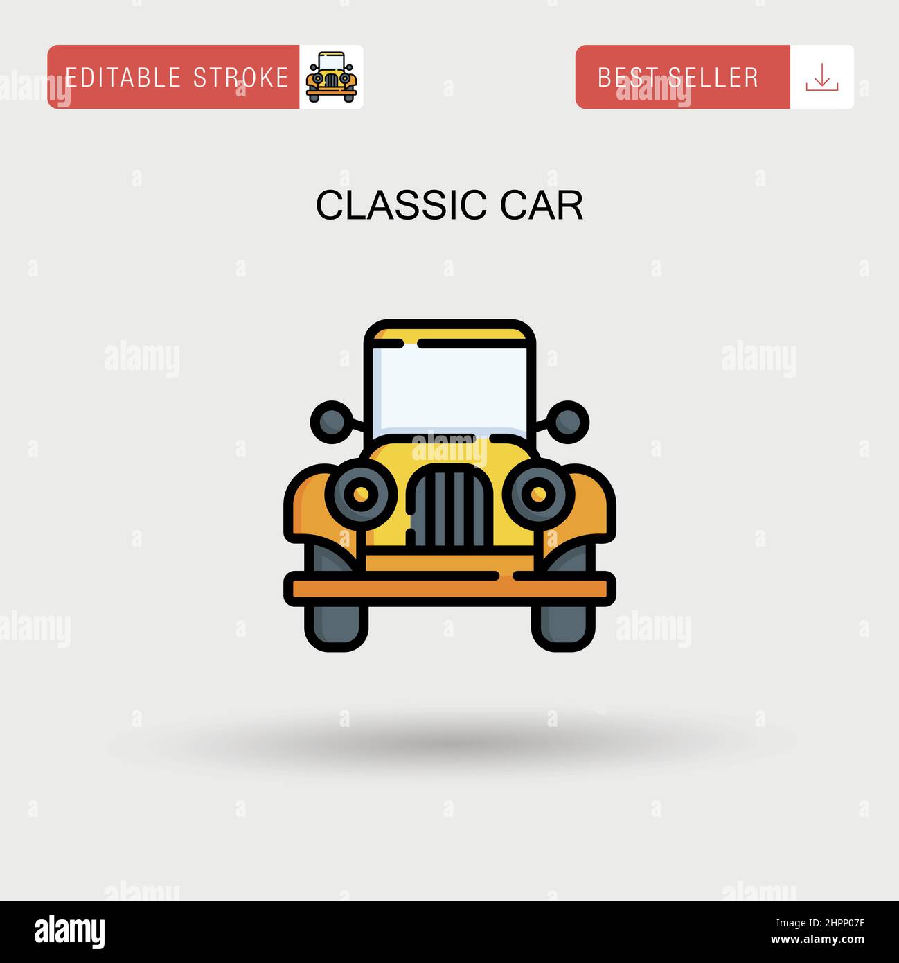 Oldtimer old classic car Stock Vector Images - Alamy