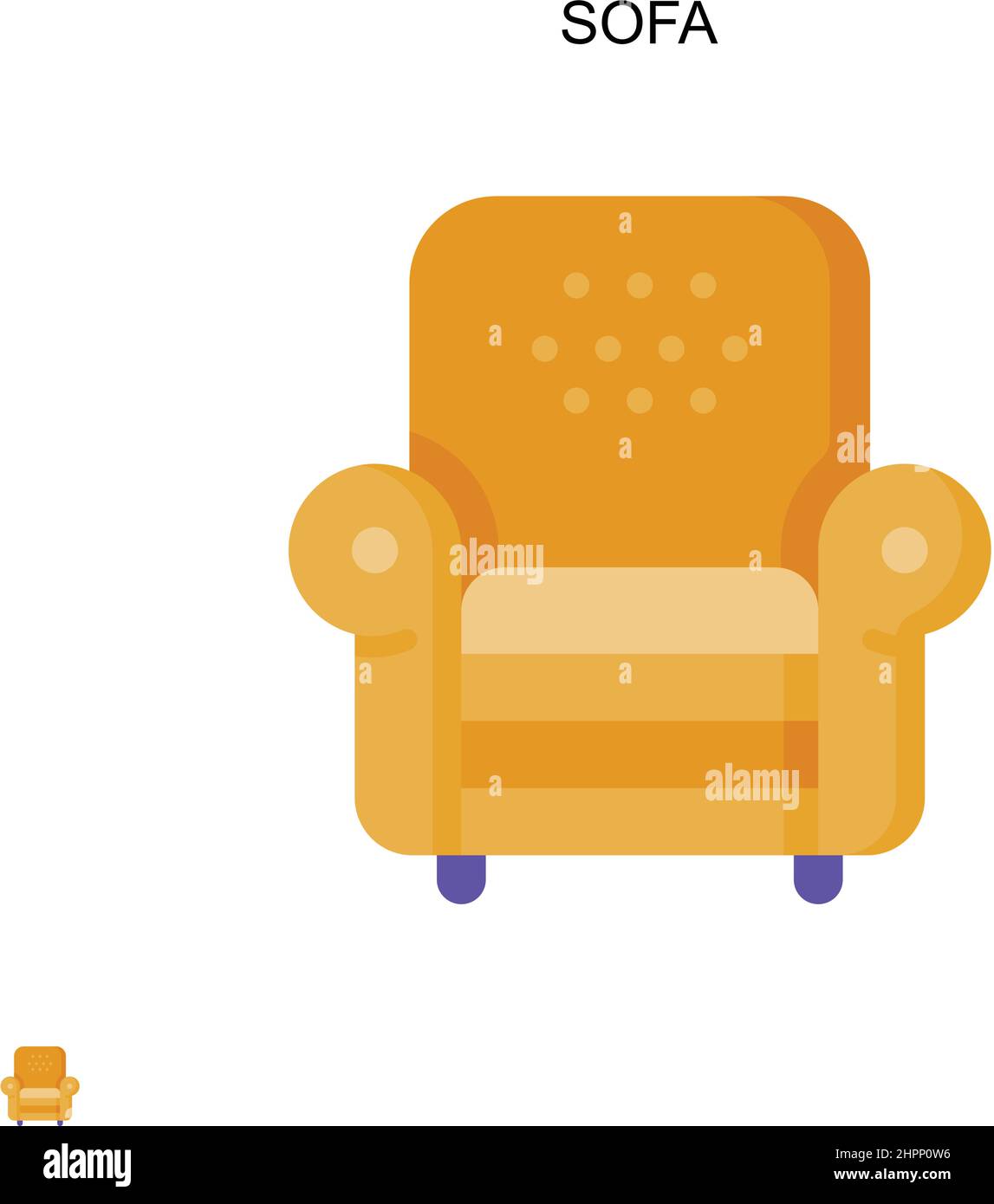 Sofa symbol hi-res stock photography and images - Alamy