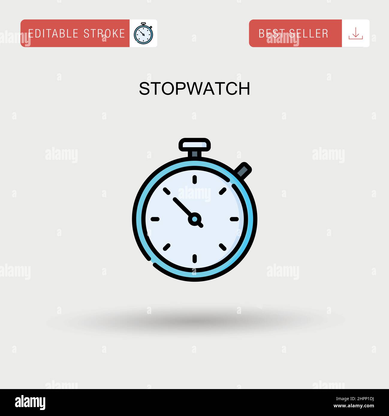 Stopwatch Simple vector icon Stock Vector Image & Art - Alamy