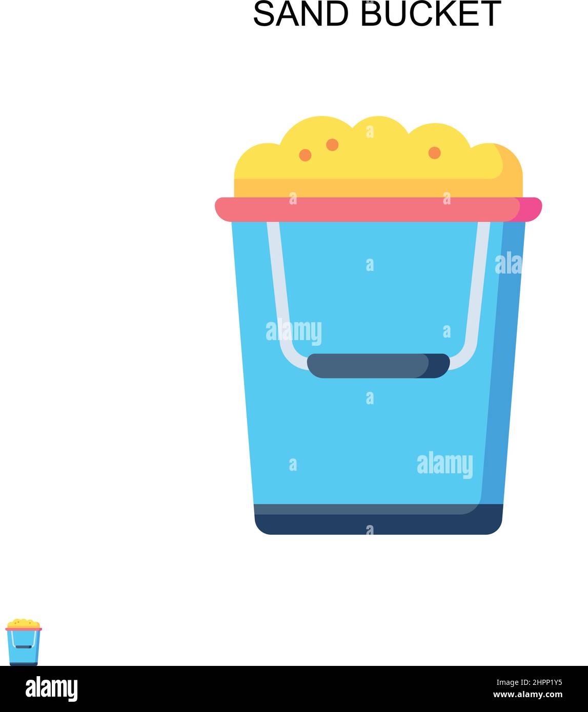 Cartoon bucket and spade Stock Vector Images - Alamy