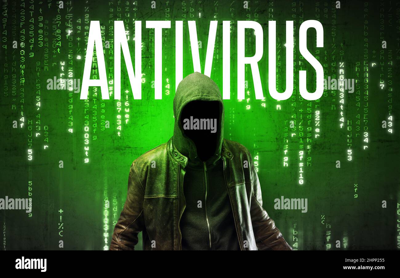 Faceless hacker with inscription Stock Photo - Alamy Faceless hacker with inscription Stock Photo - Alamy