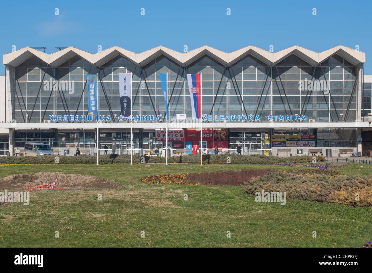 Novi Sad bus station, Serbia Stock Photo - Alamy
