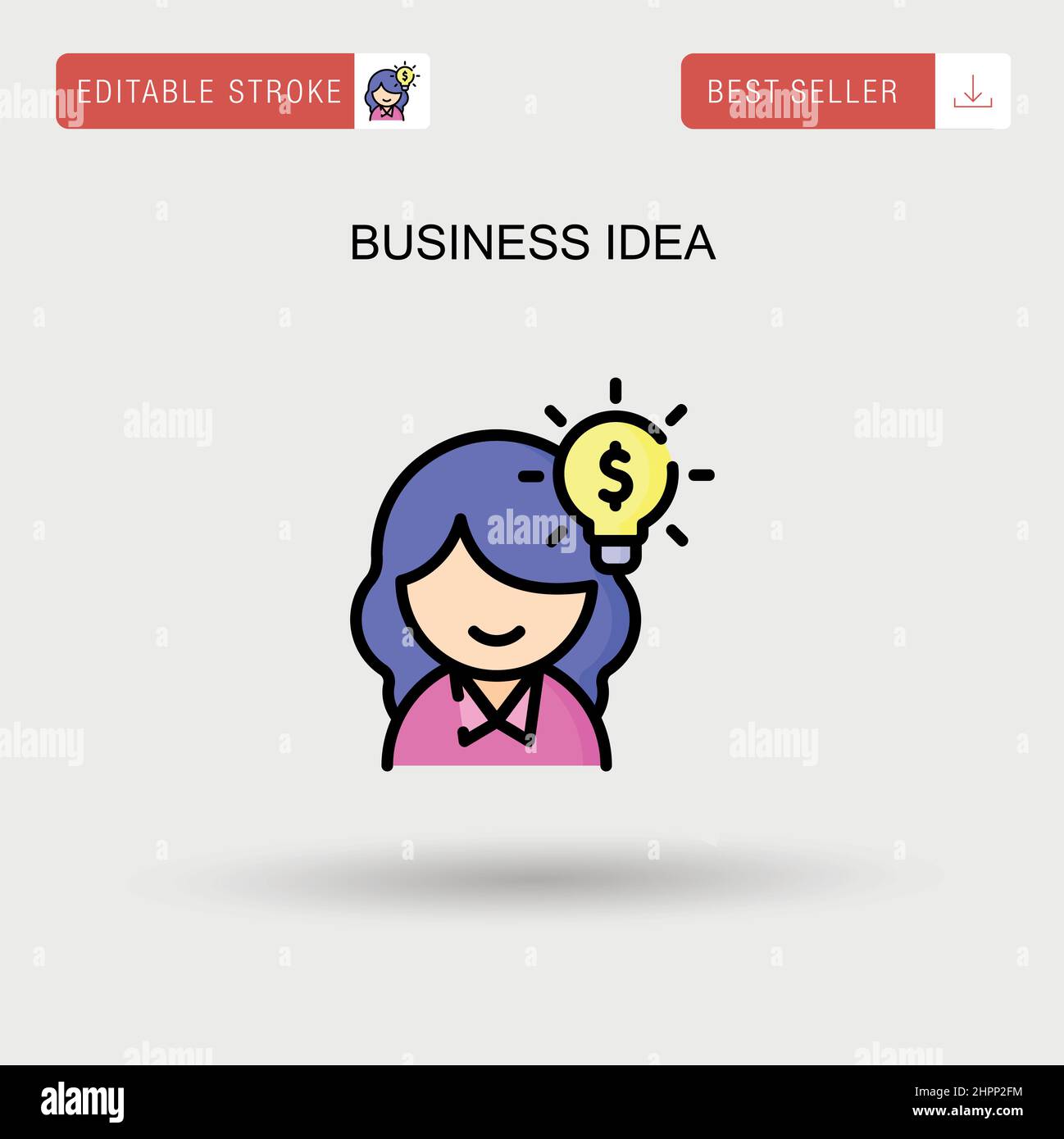 Startup business idea businessman Stock Vector Images - Alamy