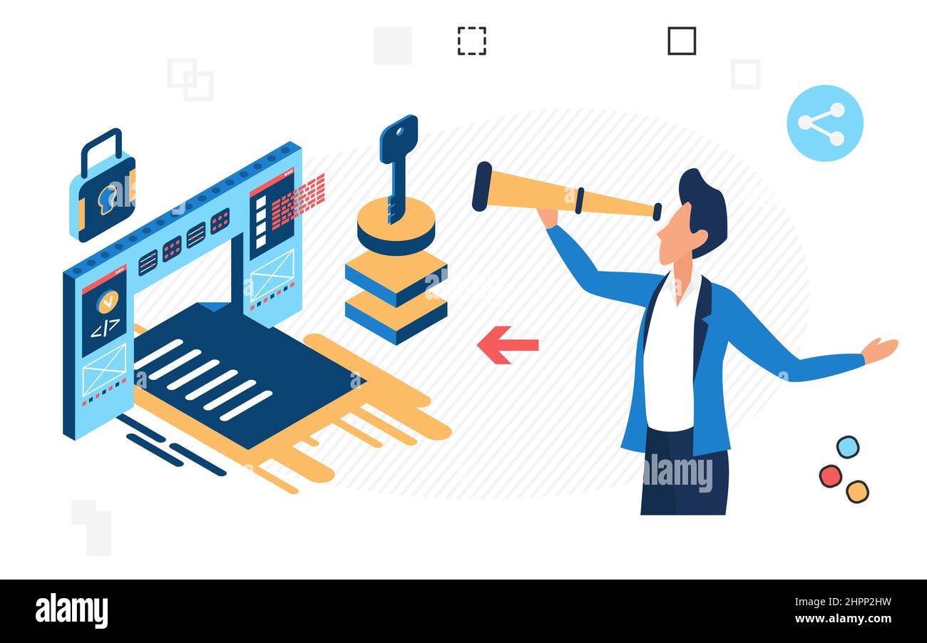 Online general data personal protection regulation. Internet network ...