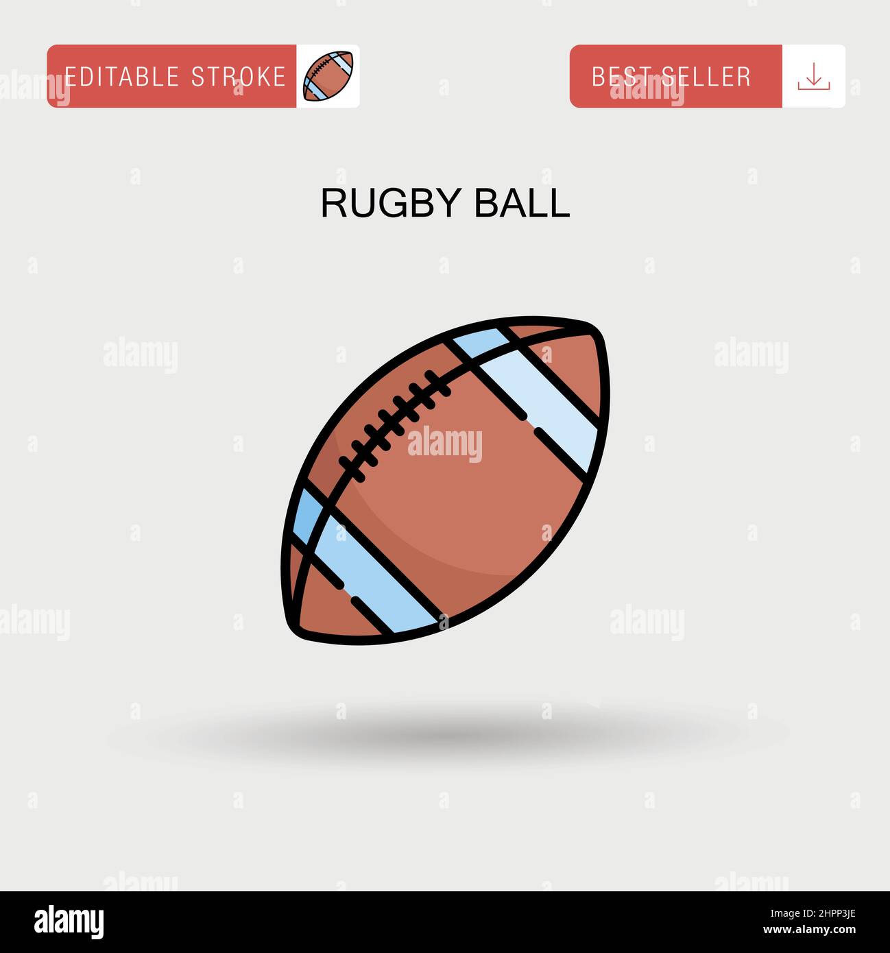 Rugby ball background Stock Vector Images - Alamy