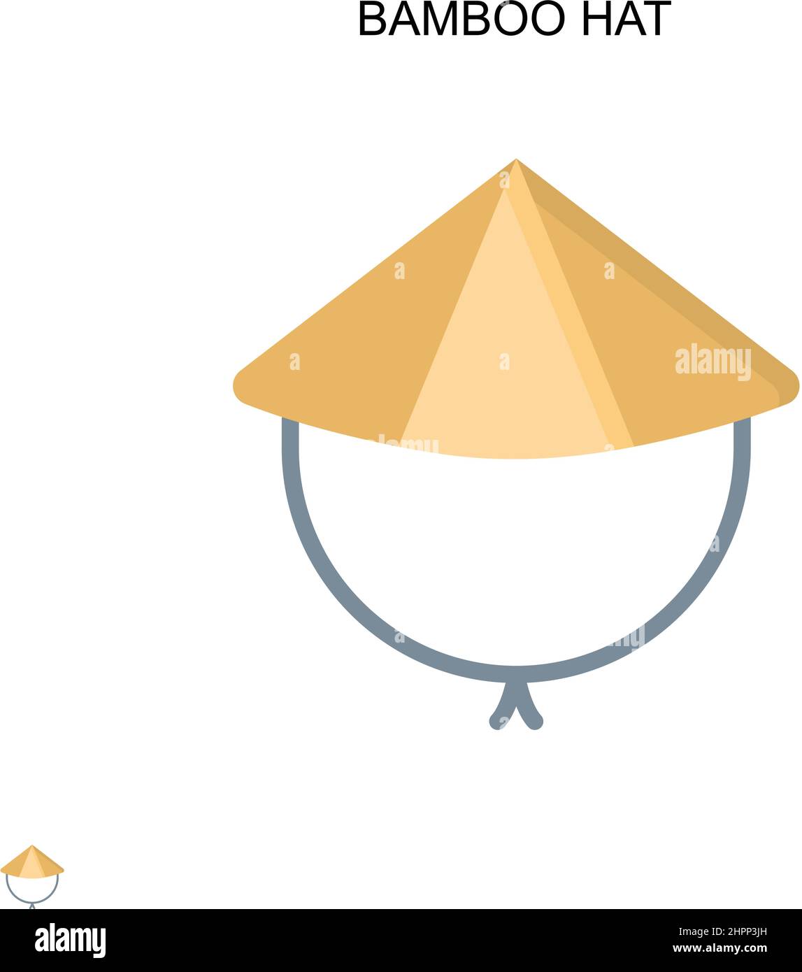 Bamboo conical hat hi-res stock photography and images - Alamy
