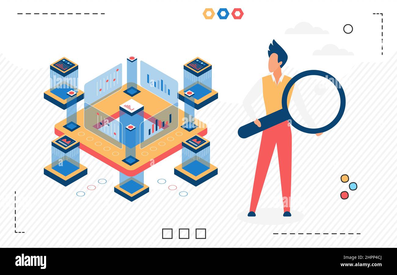 Processing and recording data blockchain system. Management and ...