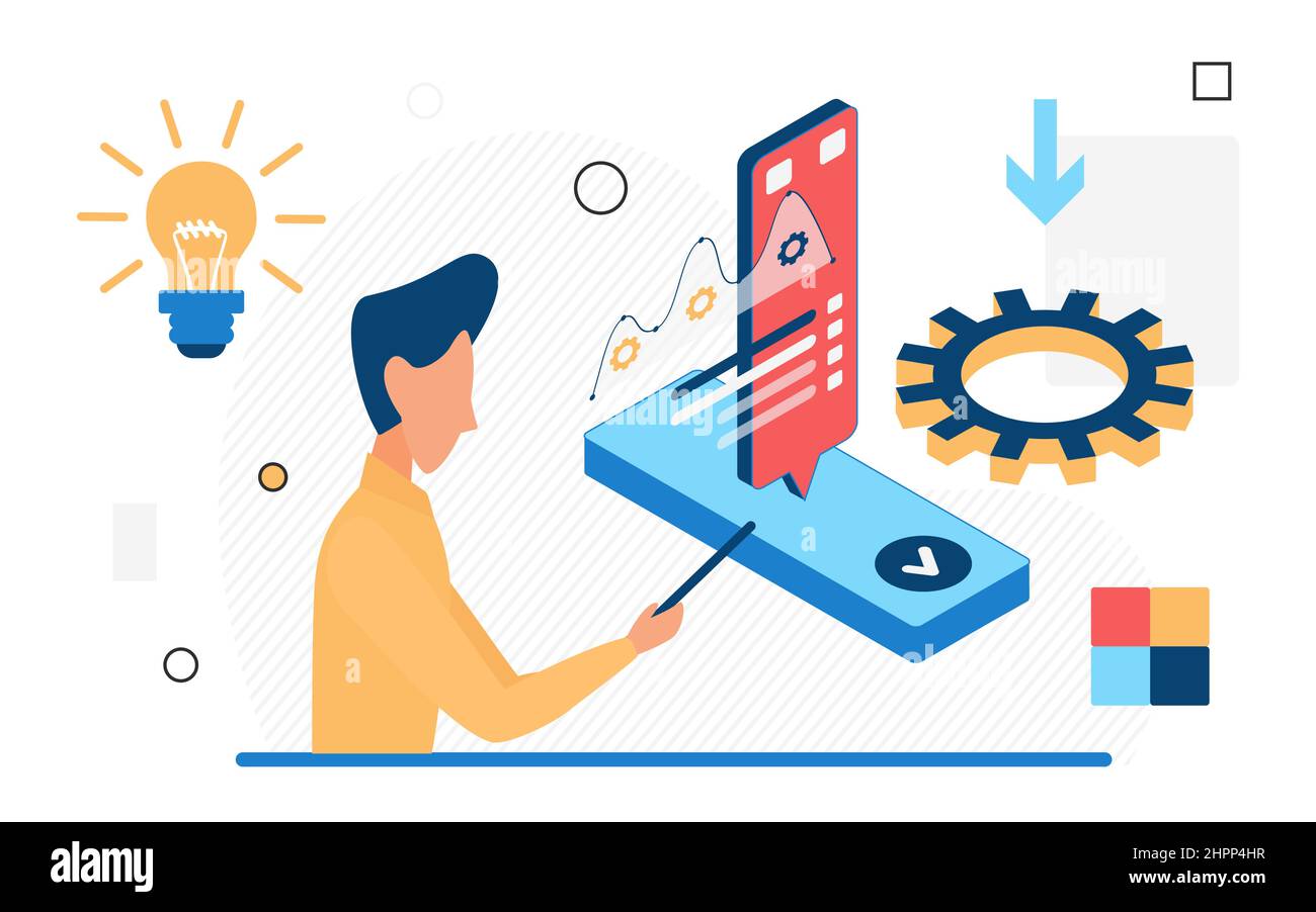 Online monitoring and tracking application system. Process of verifying ...