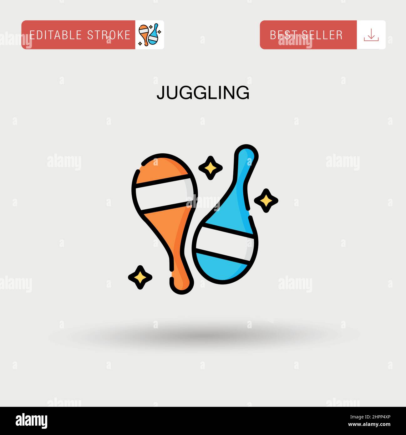 Juggling Simple vector icon Stock Vector Image & Art - Alamy