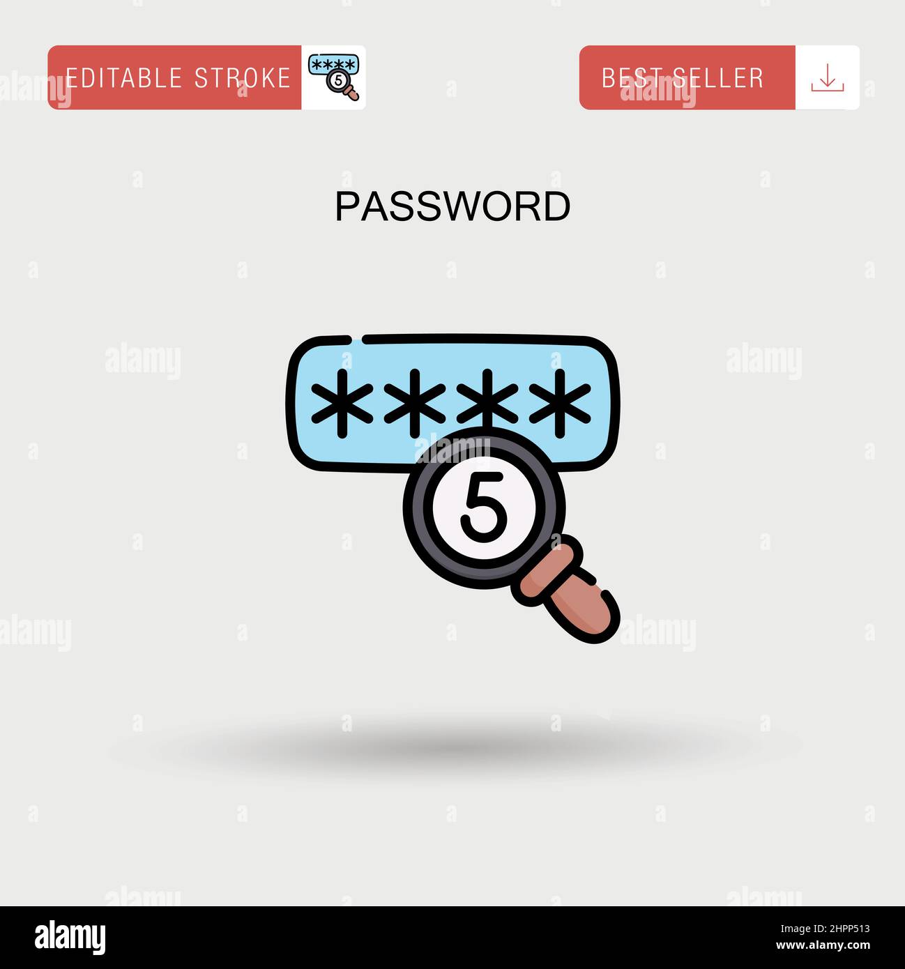 Password Simple vector icon Stock Vector Image & Art - Alamy