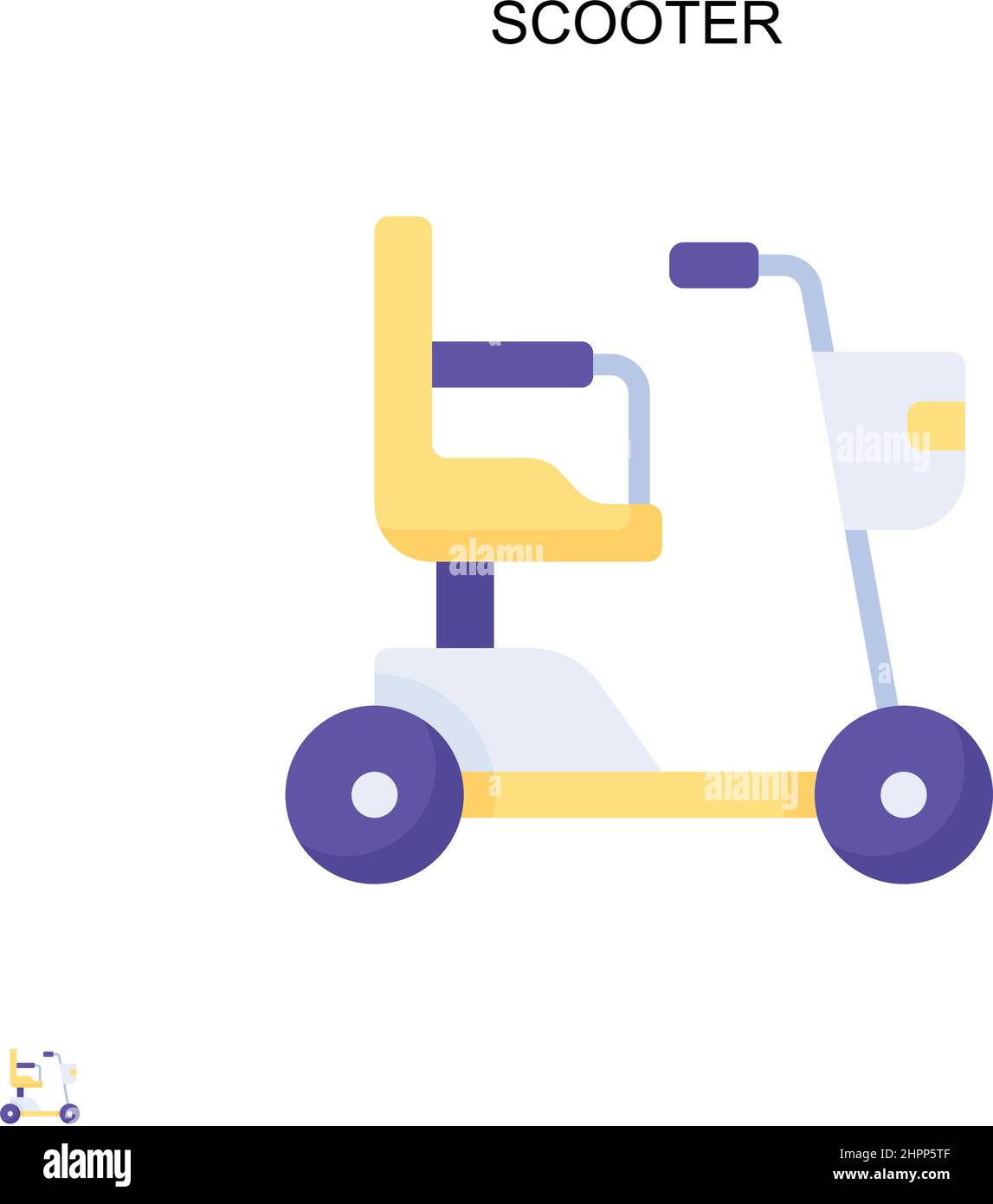 Motor scooter icon hi-res stock photography and images - Alamy