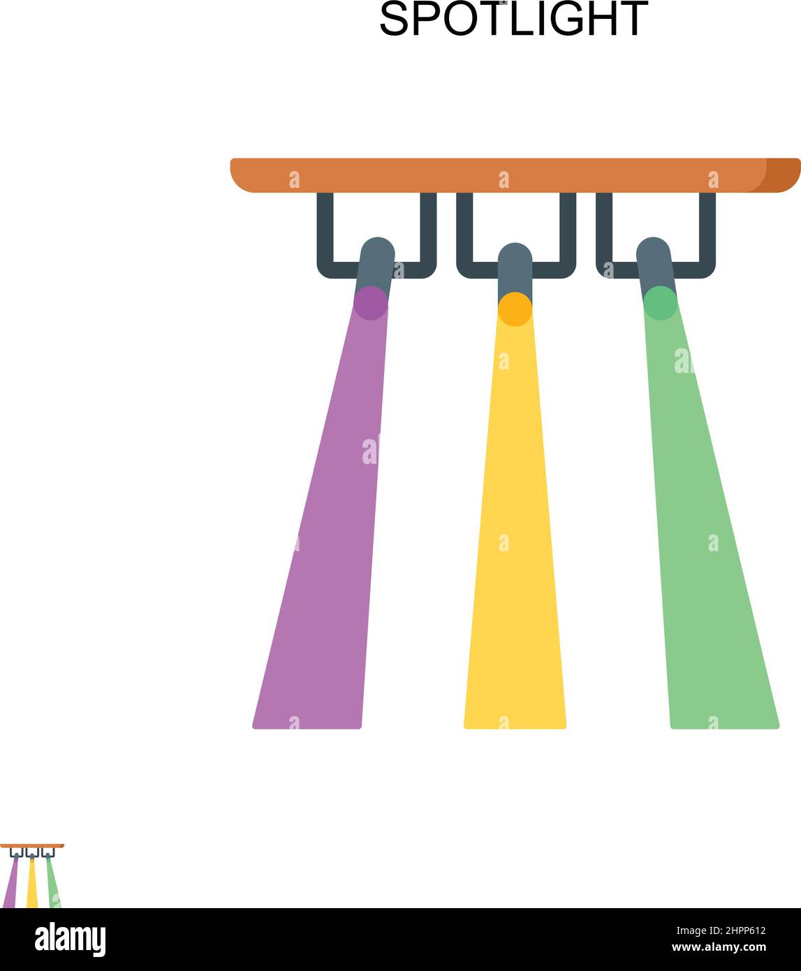 White light projection Stock Vector Images - Alamy