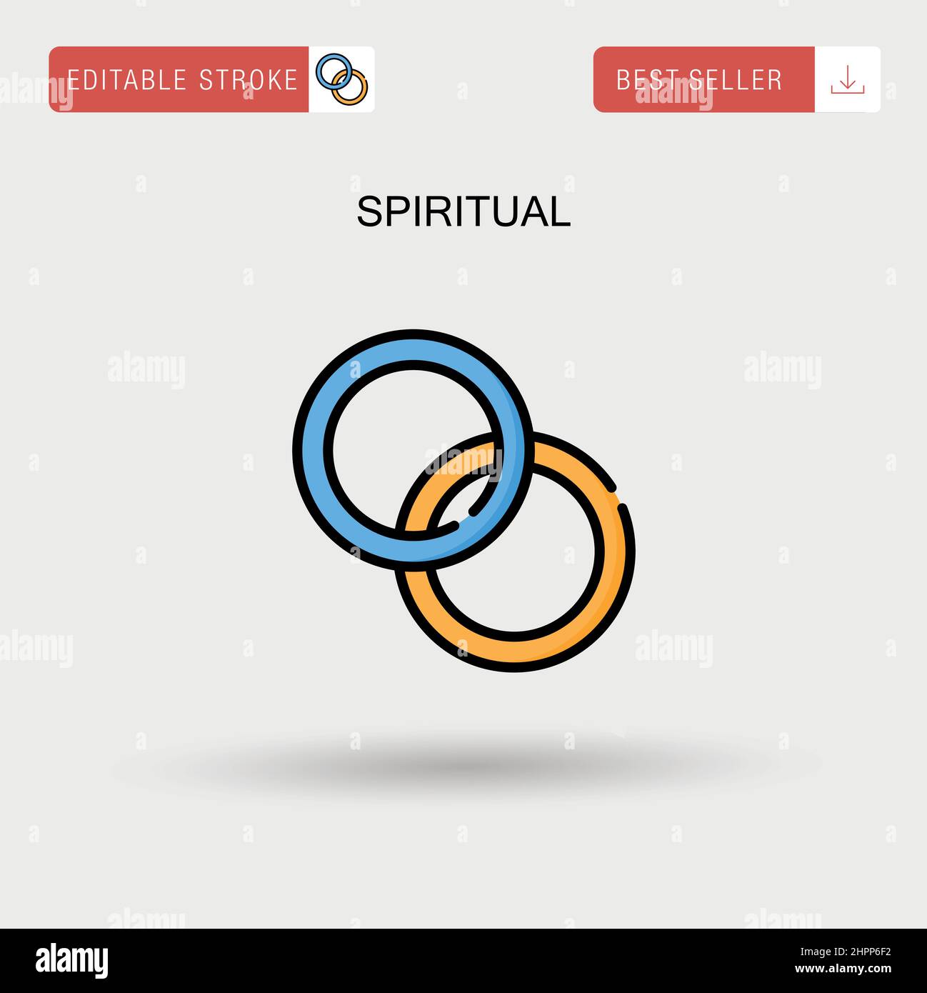 Spiritual Simple vector icon Stock Vector Image & Art - Alamy