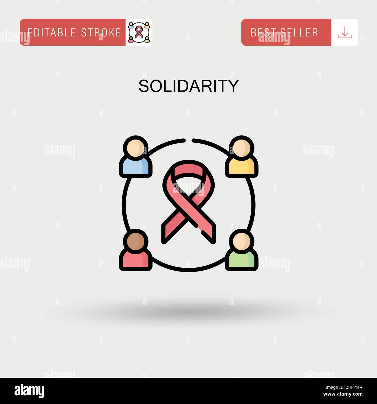 Solidarity icon hi-res stock photography and images - Alamy