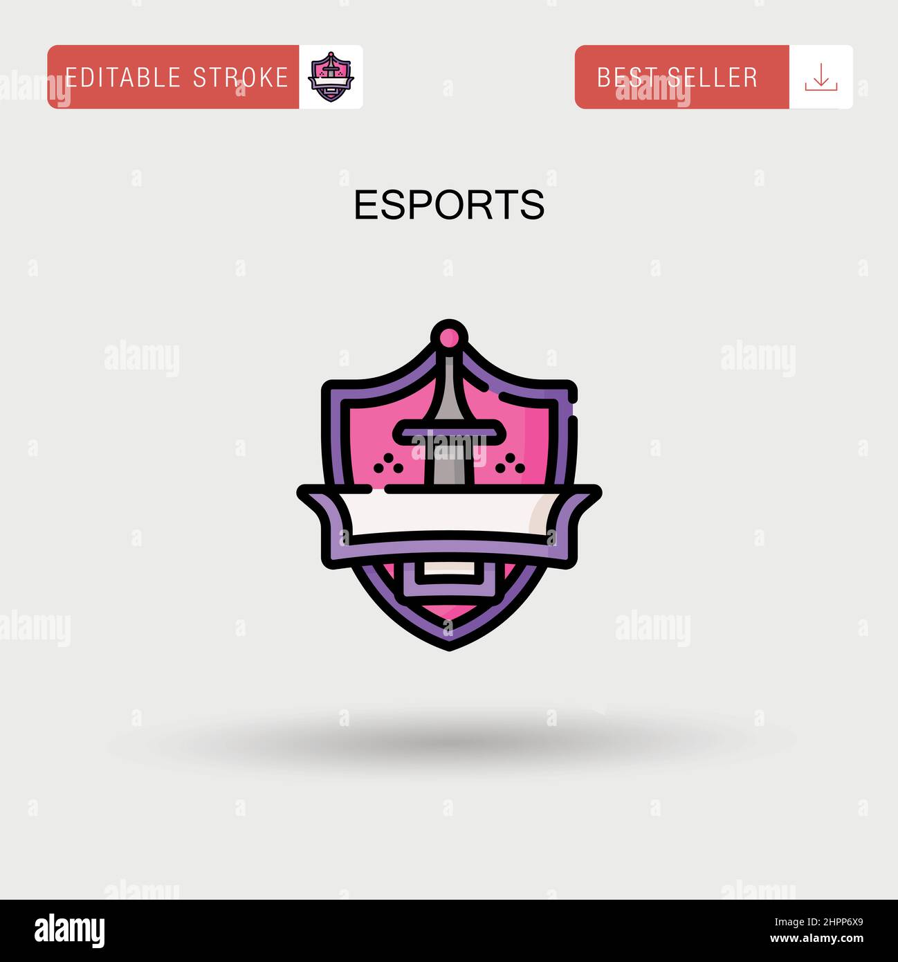 Esports arena Stock Vector Images - Alamy