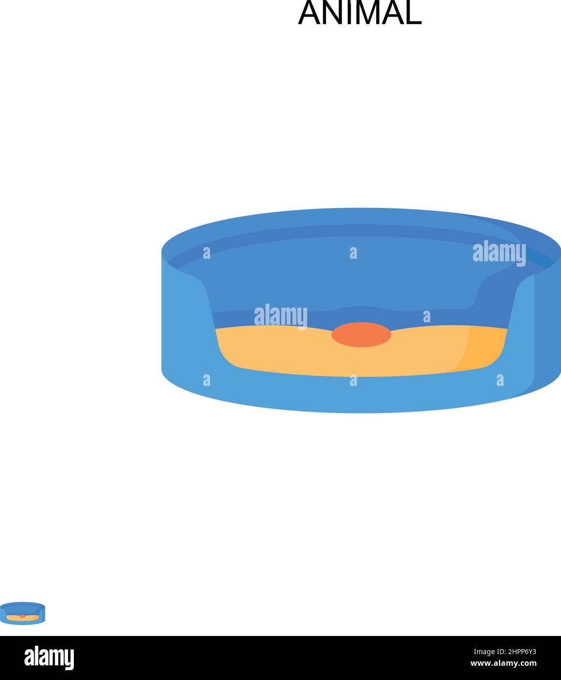 Animal Simple vector icon. Illustration symbol design template for web ...