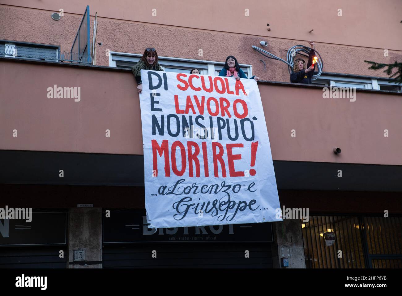 Demonstration organized by antifascist militants in memory of Valerio ...